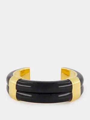 AURÉLIE BIDERMANN Katt Cuff Bracelet - Black