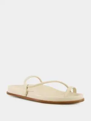EMME PARSONS Nappa Bari Sandals - Cream