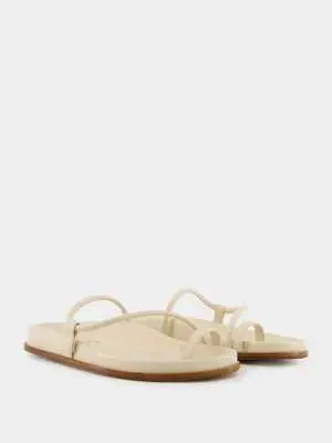 EMME PARSONS Nappa Bari Sandals - Cream