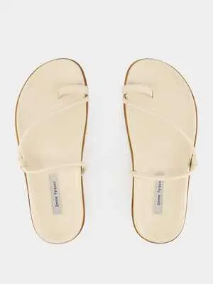 EMME PARSONS Nappa Bari Sandals - Cream