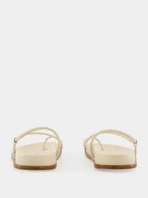 EMME PARSONS Nappa Bari Sandals - Cream