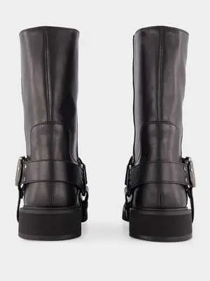 Valentino Garavani Leather Biker Boots