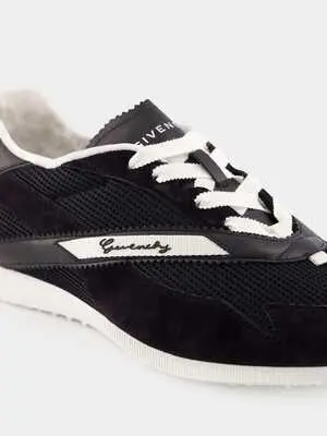 Givenchy Low-top Mesh And Suede Sneakers