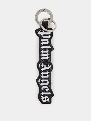 Palm Angels Classic Logo Keychain - Black