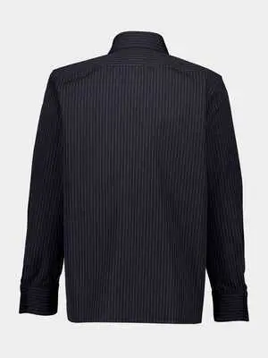 Saint Laurent Cassandre Striped Shirt