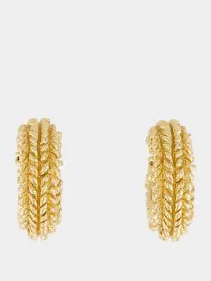 PAOLA SIGHINOLFI Gabby 18k -plated Hoop Earrings - Gold