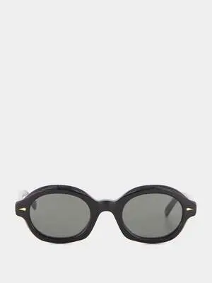 RETROSUPERFUTURE Marzo Oval Sunglasses - Black