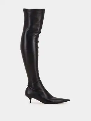 Balenciaga Avenue Nappa Boots - Black