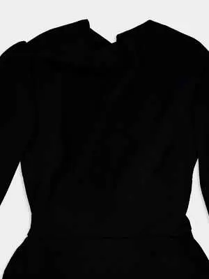 Balenciaga Cape Gown In Stretch Crepe