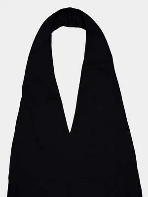 Saint Laurent Halterneck Open-back Jumpsuit