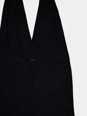 Saint Laurent Halterneck Open-back Jumpsuit