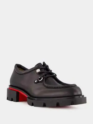 CHRISTIAN LOUBOUTIN Our Pabelito Calf Leather Derby Shoes