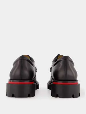 CHRISTIAN LOUBOUTIN Our Pabelito Calf Leather Derby Shoes