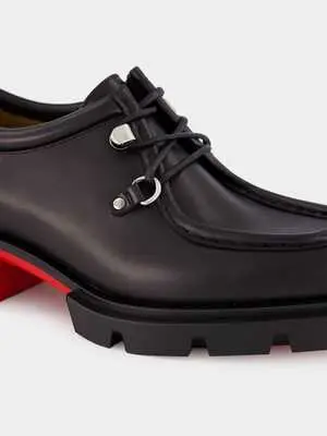 CHRISTIAN LOUBOUTIN Our Pabelito Calf Leather Derby Shoes