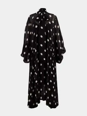 Zimmermann Crush Tie Neck Billow Dress
