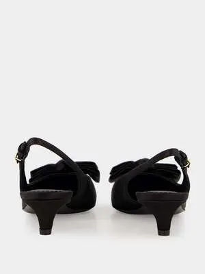 Dolce & Gabbana Satin Slingback Heel
