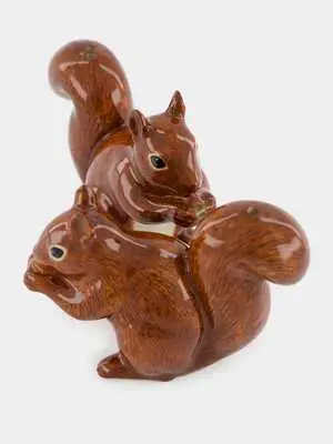 QUAIL CERAMICS Squirrel Salt And Pepper Shakers