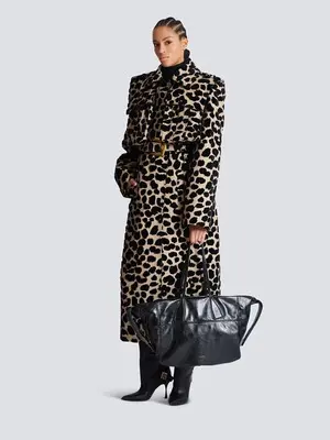 Balmain Track Leather Tote Bag - Black