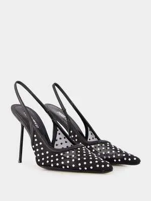 Paris Texas Lidia Crystal Slingbacks