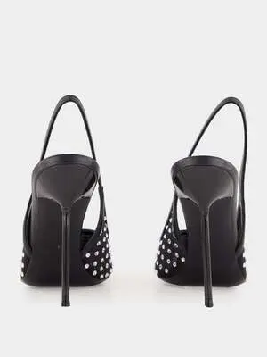 Paris Texas Lidia Crystal Slingbacks