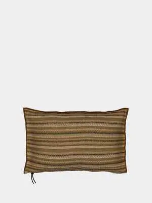 Maison De Vacances Santa Fe Striped Cushion - Brown