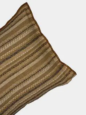 Maison De Vacances Santa Fe Striped Cushion - Brown