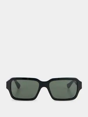 Gucci Rectangular Frame Sunglasses - Black