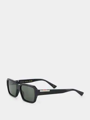 Gucci Rectangular Frame Sunglasses - Black