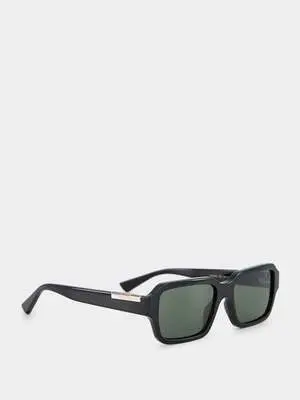 Gucci Rectangular Frame Sunglasses - Black