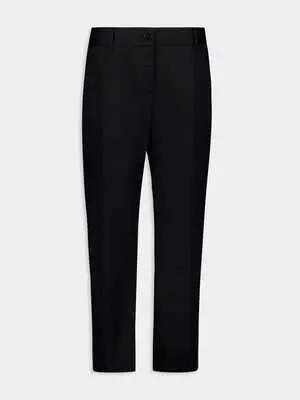 Dolce & Gabbana Cropped Tailored Trousers - Black