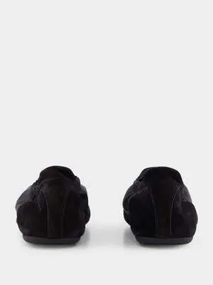 Prada Leather Lace-up Sneakers - Black
