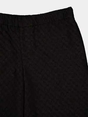 Alexander McQueen Skull Jacquard Shorts - Black