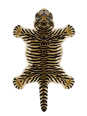 DOING GOODS Large Drowsy Tiger Rug - Brown