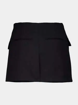Balmain Buttoned Wool Shorts