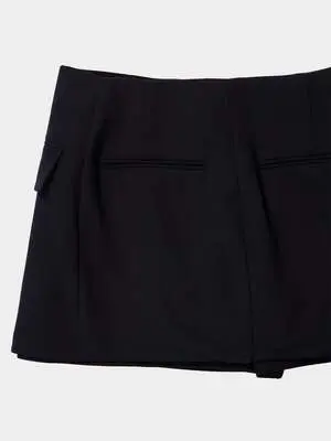 Balmain Buttoned Wool Shorts
