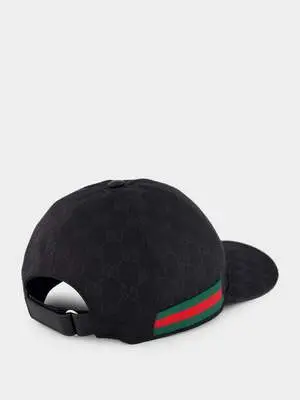 Gucci Gg Baseball Hat - Black