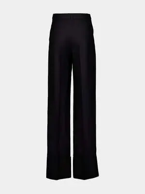 Valentino Garavani Tailored Woven Silk Trousers