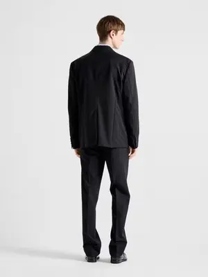 Prada Wool Blend Extra-slim Fit Trousers
