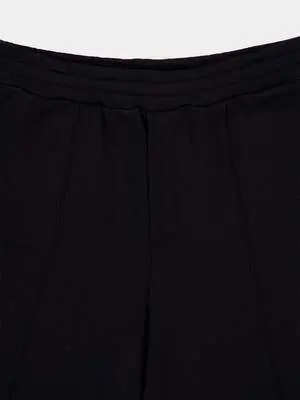 Valentino Garavani Jersey Cotton Regular Fit Shorts - Black