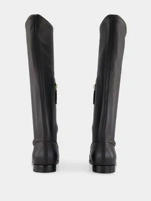 Gucci Jordaan Leather Boot - Black