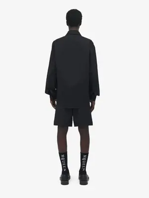 Alexander McQueen T-bar Harness Overshirt - Black