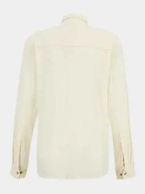 Spiritum Tulum Balam Cotton Shirt - Cream