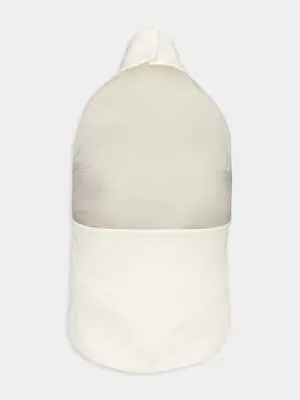 COURREGES Ellipse Mockneck Sleeveless Top - Cream