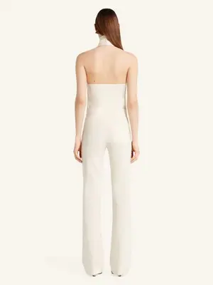 COURREGES Ellipse Mockneck Sleeveless Top - Cream