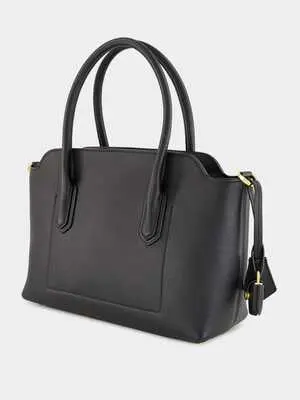 TOM FORD Medium Grain Leather Handbag - Black