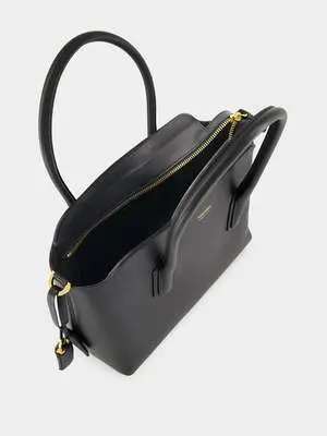 TOM FORD Medium Grain Leather Handbag - Black