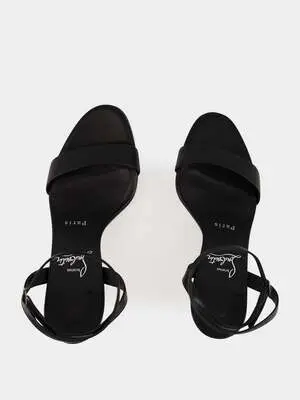 CHRISTIAN LOUBOUTIN Miss Z 80 Strappy Leather Sandals