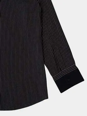 Saint Laurent Pinstriped Silk Shirt