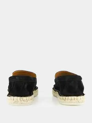 AURELIEN Suede Beachside Loafers - Black