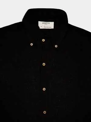 Spiritum Tulum Balam Cotton Shirt - Black